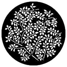 Rosco 77864 Steel Gobo, Branching Leaves (Negative) - Size B | Reverb