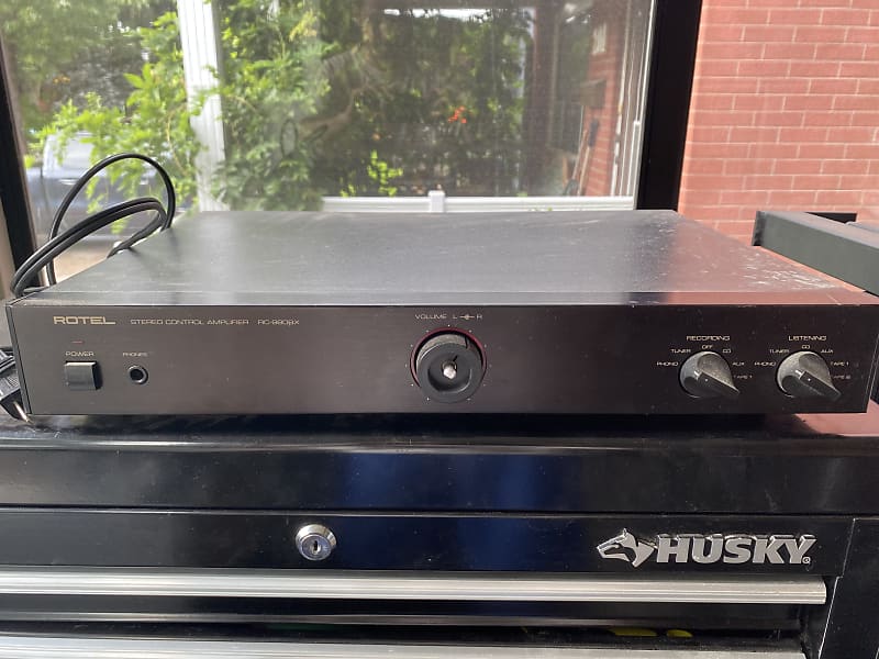 Rotel stereo control amplifier RC-980BX 2000s - Black | Reverb Canada