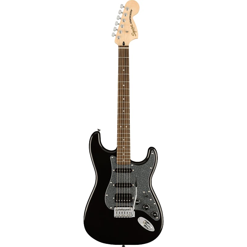 Squier FSR Affinity Series Stratocaster HSS Metallic Black | Reverb