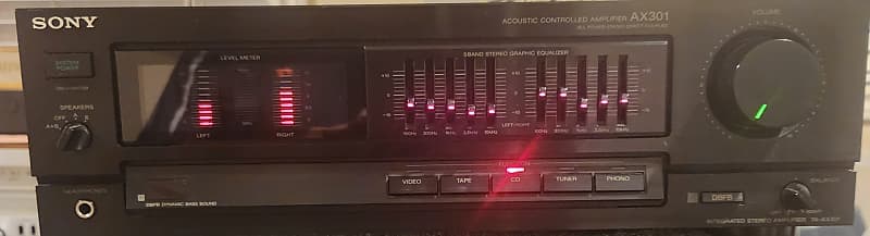 Sony SONY TA - AX301 ACOUSTIC CONTROLLED STEREO 90s | Reverb