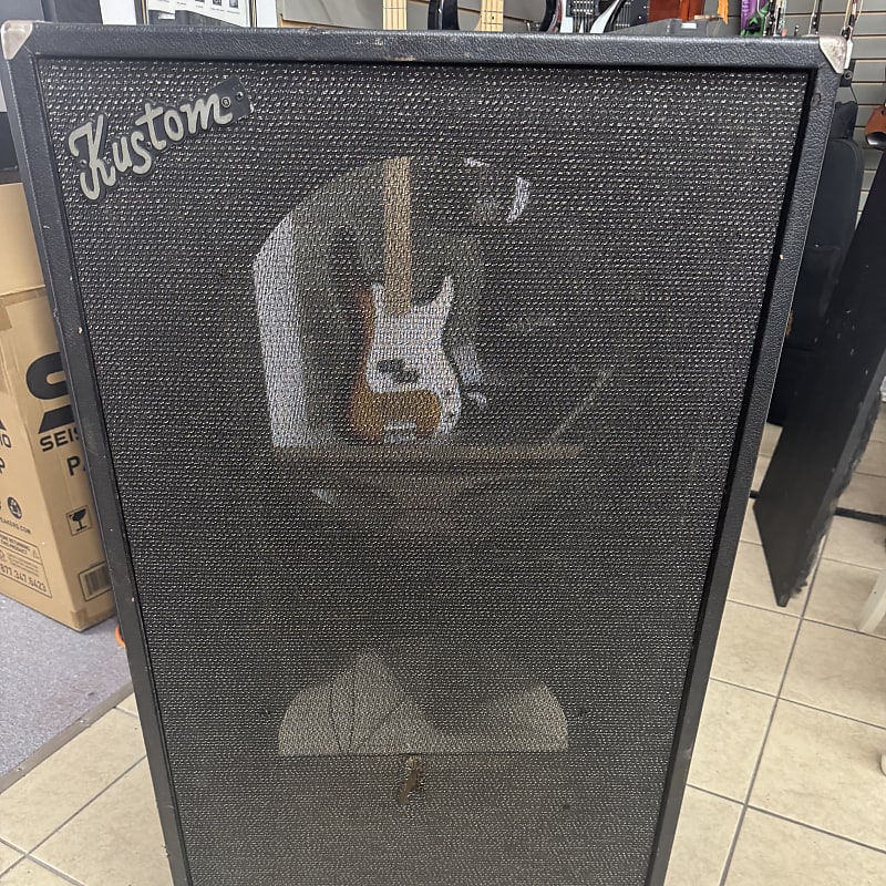 Vintage Kustom 2-15B Bass Cabinet. Can hold two 15” Speakers | Reverb