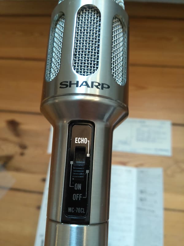 Sharp MC-76CL ☆RARE☆ japanese vintage echo microphone | Reverb UK