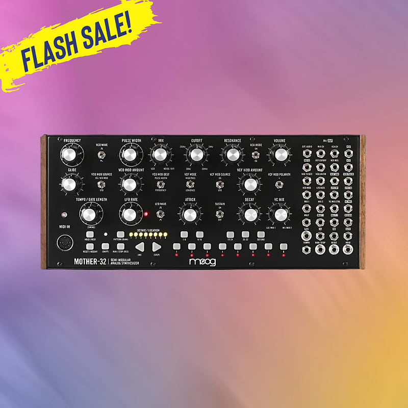 Moog Mother-32 Tabletop / Eurorack Semi-Modular Synthesizer | Reverb