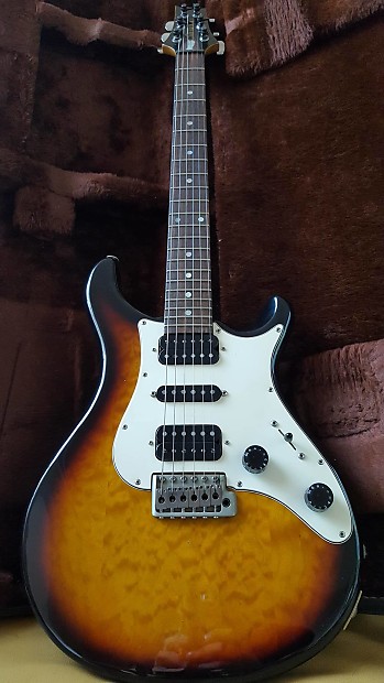 PRS Prs Eg1 Quilt flame top 90s sunburst | Reverb