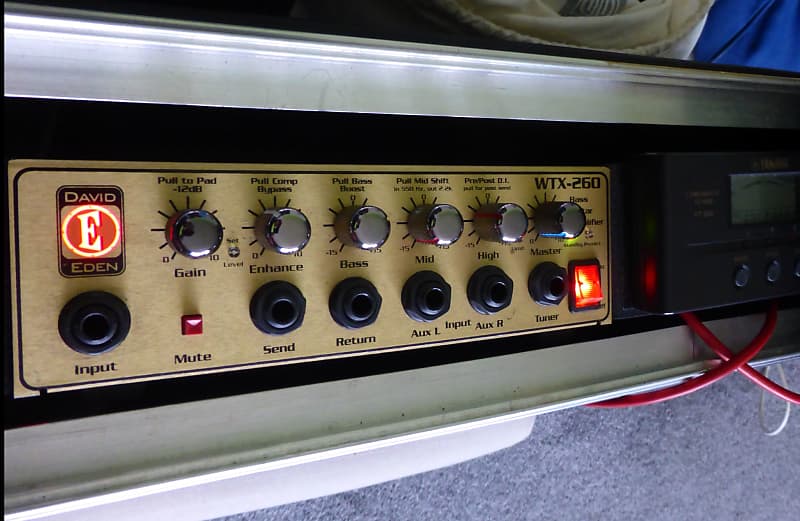 Eden Amplification WTX 260 Bass head in carry-on SKB case, | Reverb UK