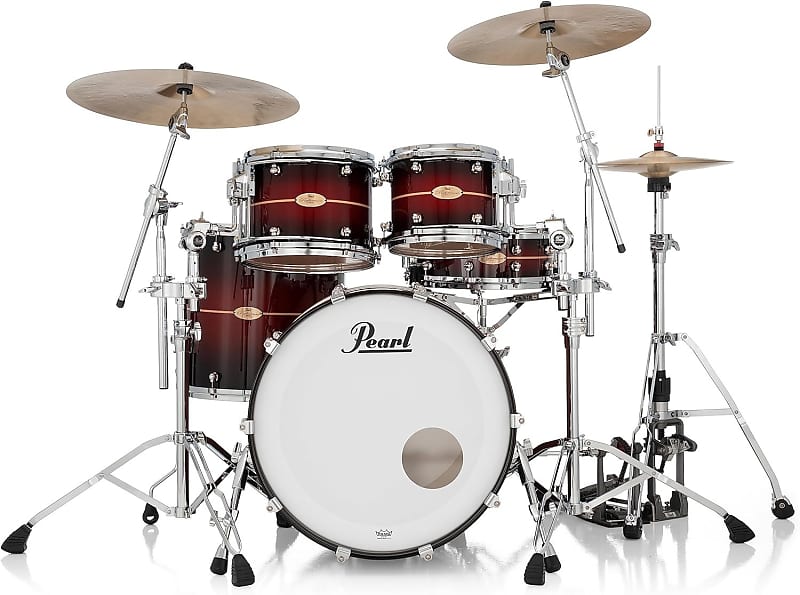 Pearl Drum Set, Natural Banded Redburst (RF1C924XESPL/C836) | Reverb
