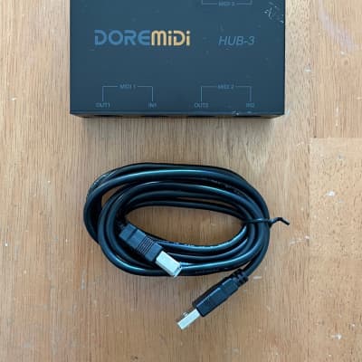 CAMOLA DOREmidi MIDI HUB Box, 3x3 MIDI to USB Interface, 3 in | Reverb