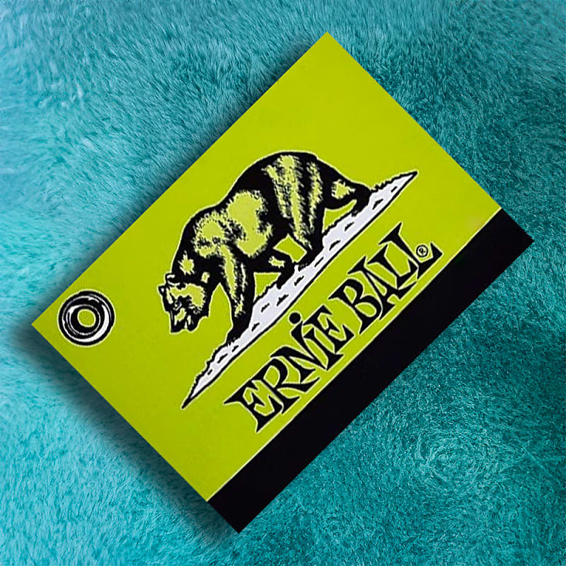 ERNIE BALL "CALIFORNIA BEAR" STICKER INSANELY RARE LIMITED | Reverb