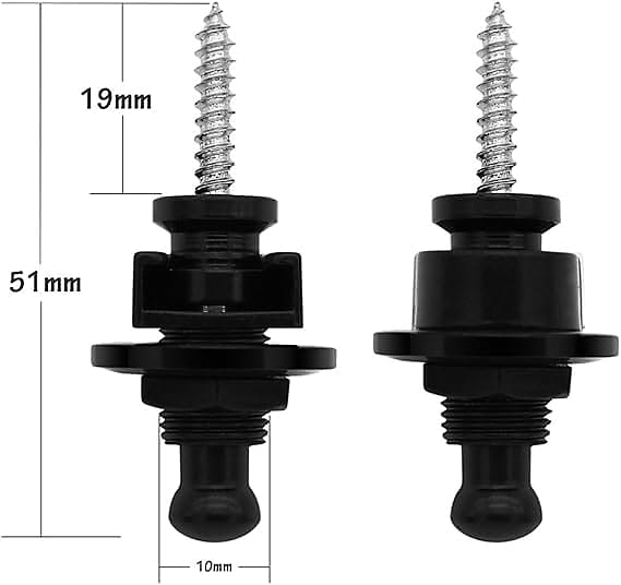 Guitar Strap Locks, Premium Guitar Straplocks Quick Release | Reverb