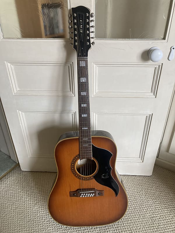 Eko Ranger 12 string guitar 1970 - Honey burst | Reverb UK