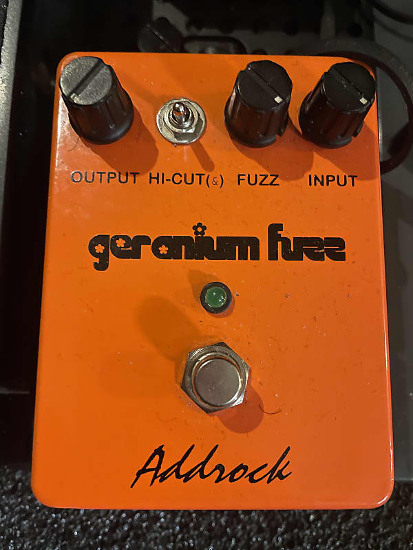 Addrock Geranium Fuzz Orange | Reverb