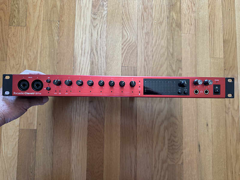 Focusrite Clarett+ 8Pre USB-C Audio Interface 2022 - Red | Reverb