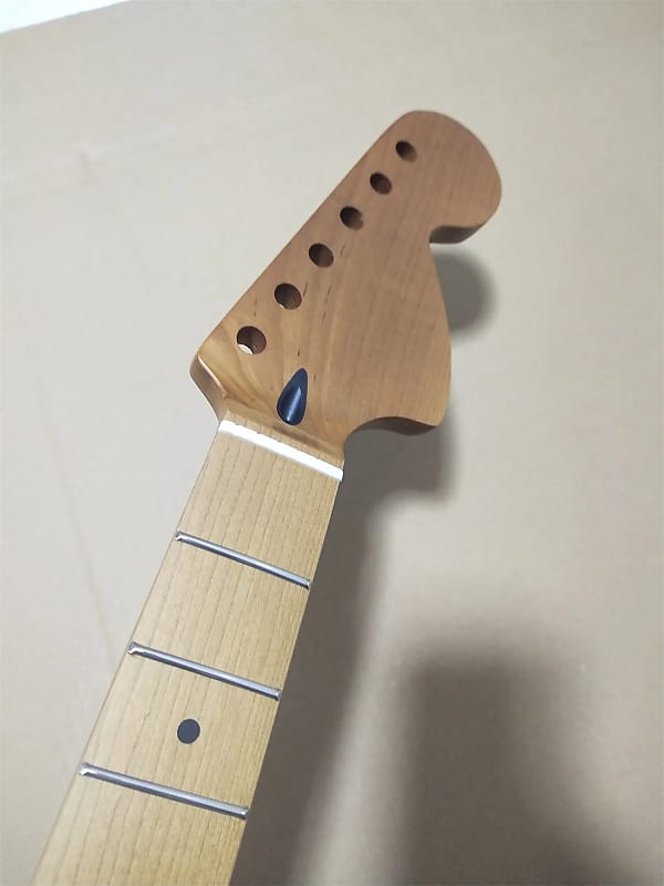 Roasted Maple Wood Guitar Strat Stratocaster Style Neck, and | Reverb