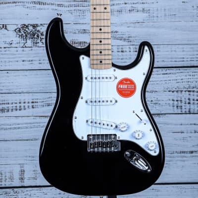 Fender Stratocaster Squire black Affinity | Reverb
