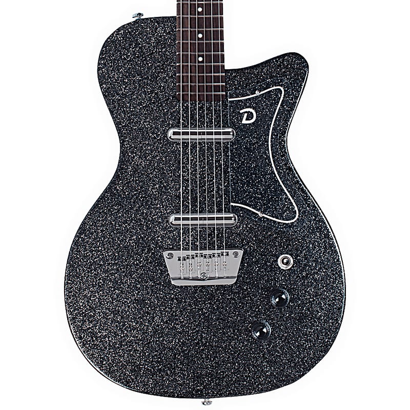 Danelectro 56 Baritone Guitar - Black Sparkle | Reverb