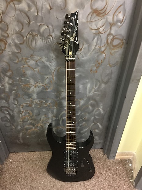2001 Ibanez RG470 MIJ 6 String Electric Black Metallic | Reverb