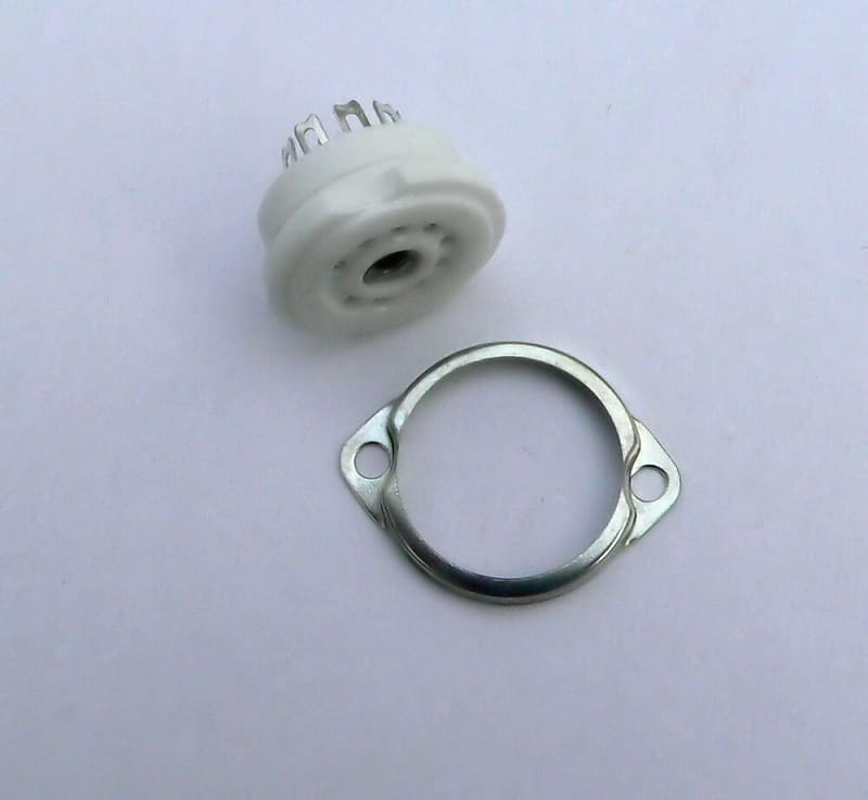 B9A ceramic 9 pin Chassis Socket for Valve Guitar Amplifiers, | Reverb