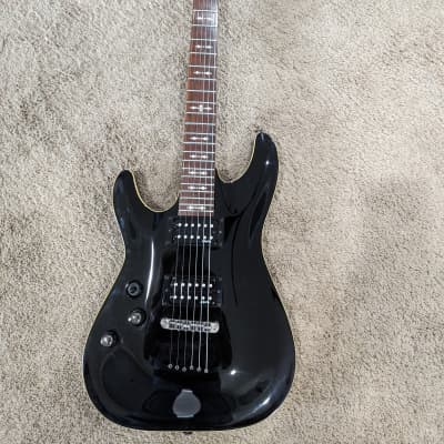 Custom Holographic Schecter USA Diamond Series Omen-6 by DMS | Reverb