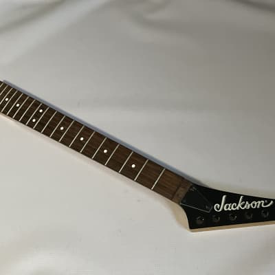 Jackson Loaded JS34 Neck; Black w White Binding; Original | Reverb