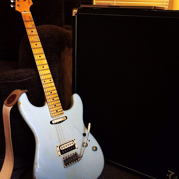 Fender Custom Shop Relic Stratocaster 2016 Blue | Reverb