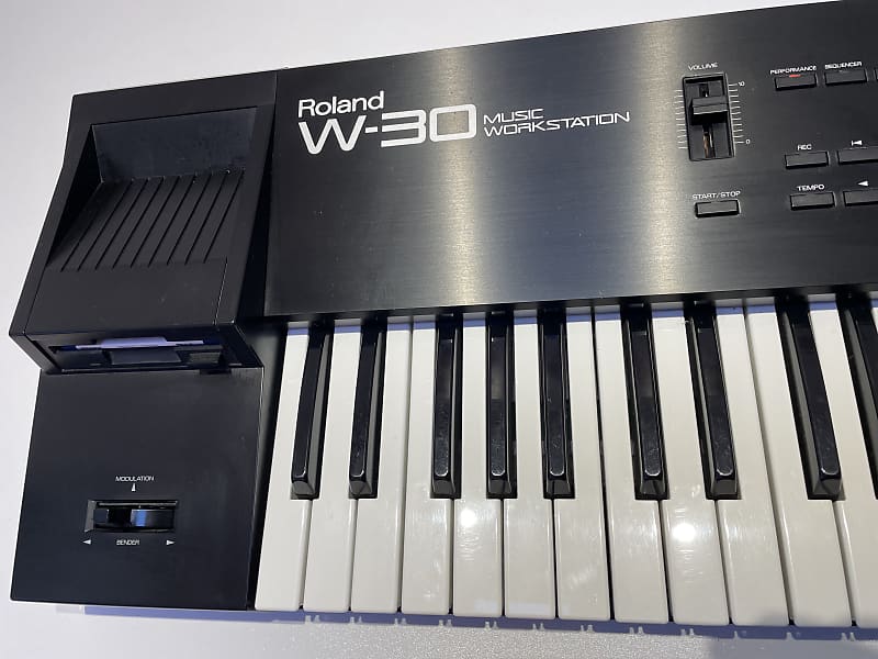 Roland W30 Music Workstation Sampling Keyboard Early 90's | Reverb