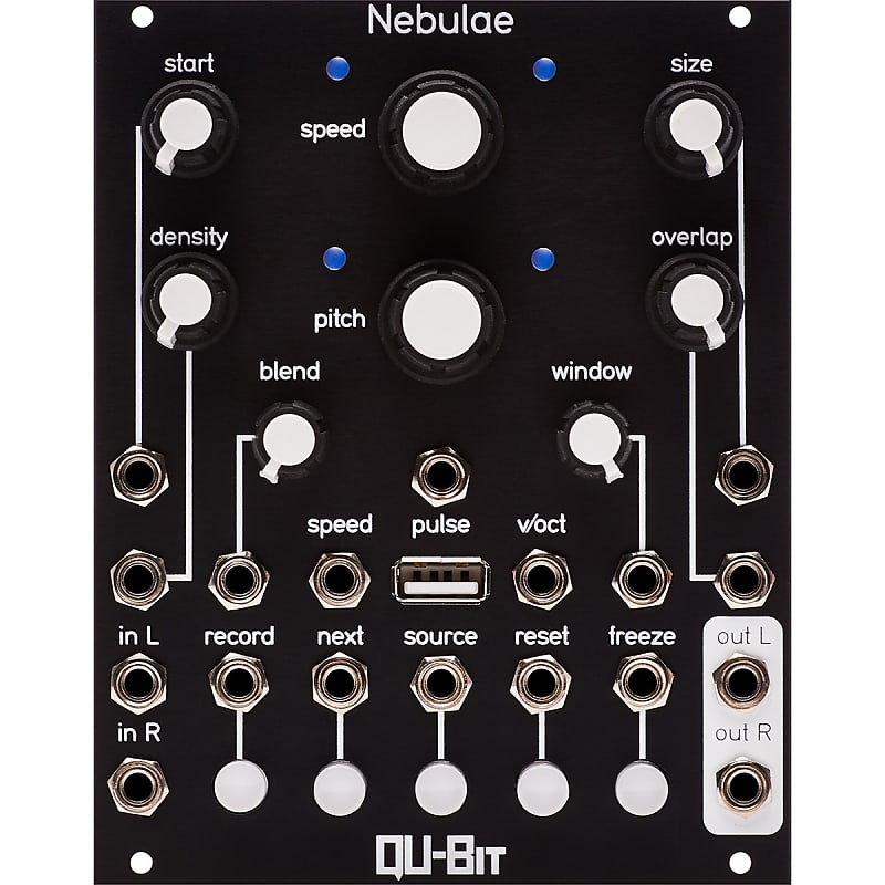 Qu-Bit Electronix Nebulae MK2 Eurorack Sampler Module (Black) | Reverb