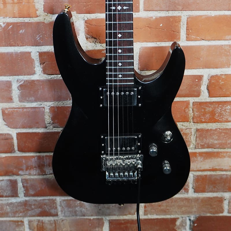 Used DBZ Barchetta Solid Body Guitar Floyd Rose Gloss Black | Reverb