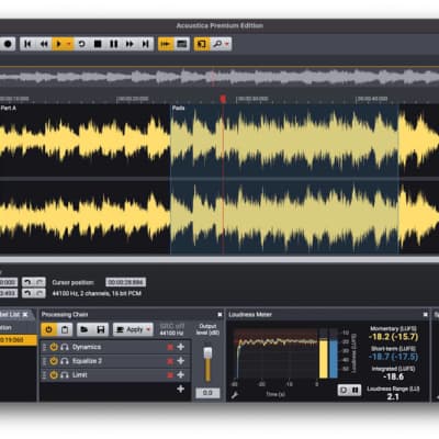 Acon Digital Acoustica 7 Premium Edition Audio Editing | Reverb