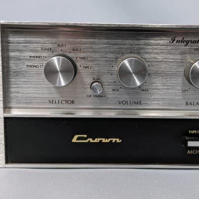 Crown IC-150 Preamplifier - Late 1970s - Silver | Reverb