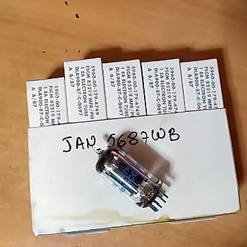 Box set, NOS, Phillips / JAN 5687 military specs tubes | Reverb