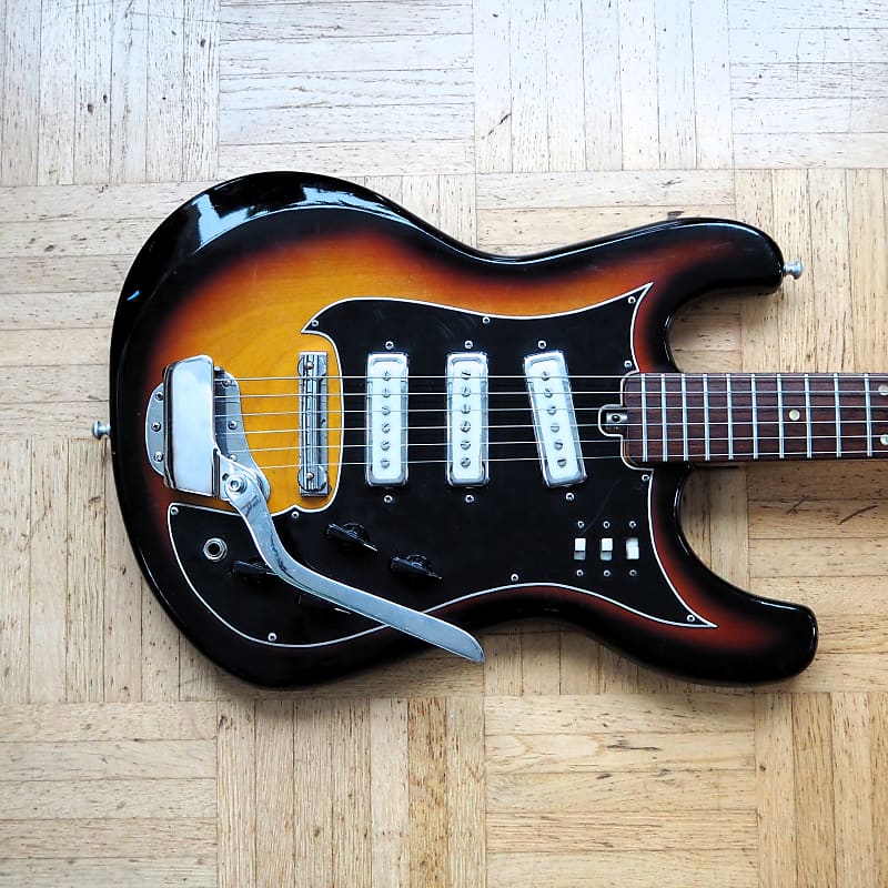 Kawai (Teisco-ish) "Mosrite" solidbody guitar ~1969 made in | Reverb