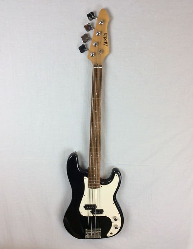 Austin AU829 Classic P Style Dual Cutaway Electric Bass | Reverb