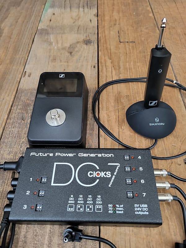 Cioks DC7 Power Supply DC7 Sennheiser XSW-D Pedalboard | Reverb