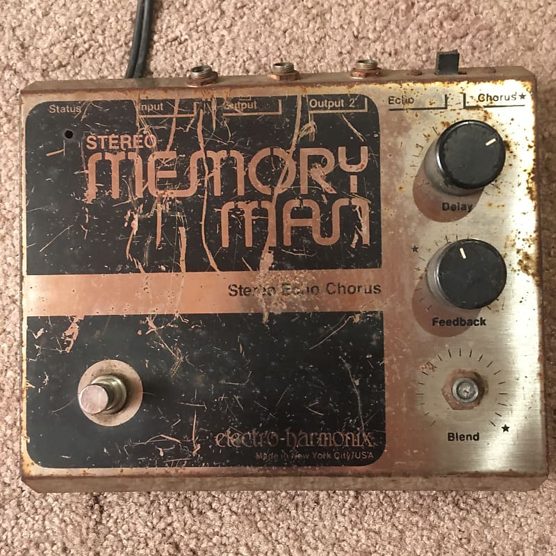 1970's Electro Harmonix Memory Man Echo/Chorus Pedal Project | Reverb