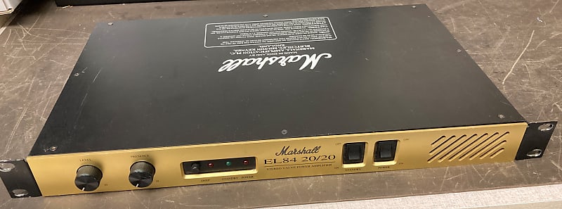 Marshall EL84 20/20 Stereo Tube rackmount power amplifier | Reverb