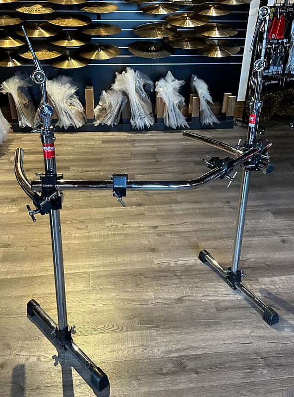 Used Gibraltar Rack w/V-Pipe Front Bar & (2) Curved Wings | Reverb