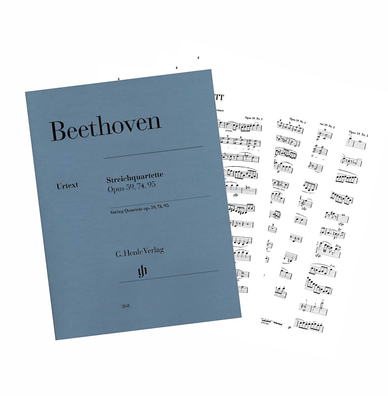 Beethoven String Quartets Op. 59, 74, 95 – Henle Urtext | Reverb