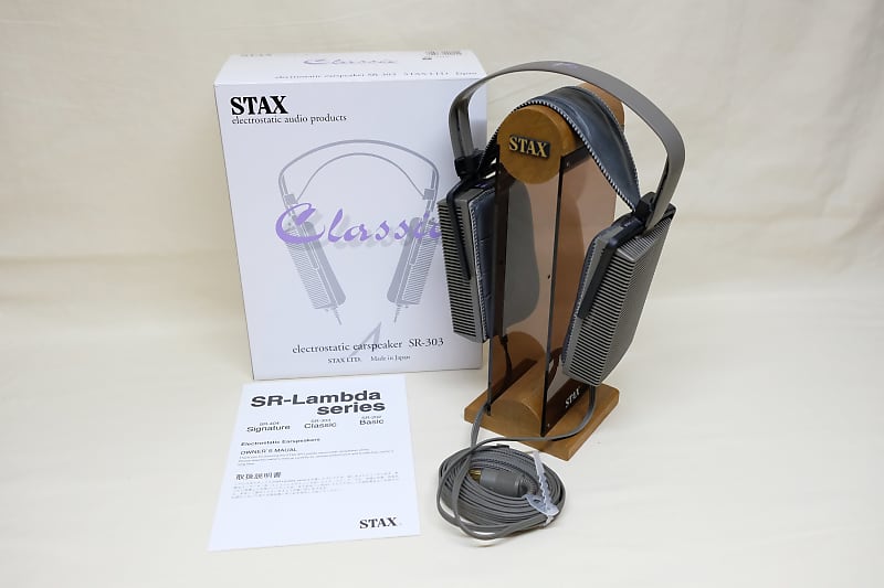 Stax SR-303 Classic Lambda-Series Open-Back Electrostatic | Reverb
