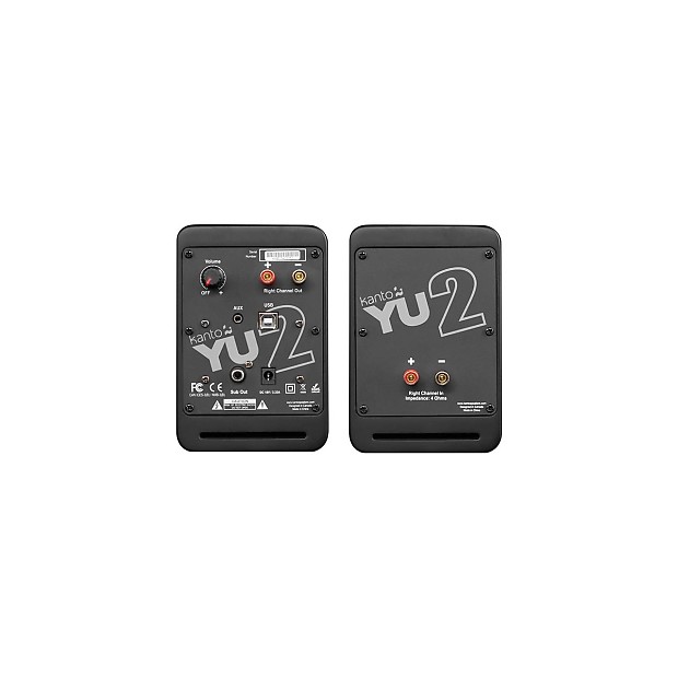 Kanto YU2 Powered Desktop Speakers (Matte Black) | Reverb