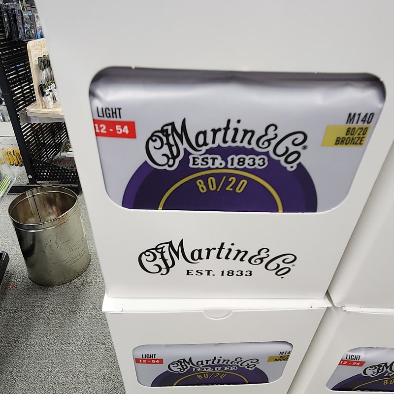 Martin Light acoustic strings - Bronze by the box | Reverb