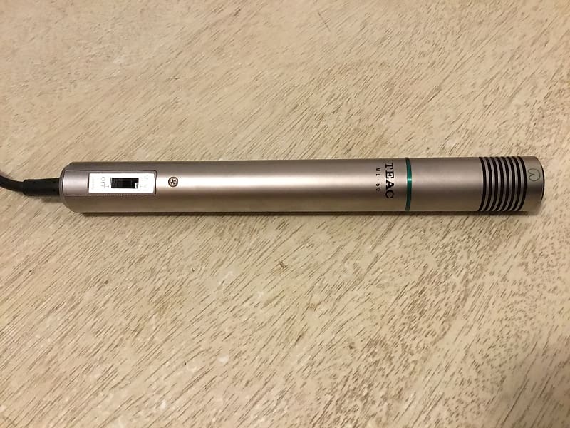 Vintage TEAC ME-50 Electret Condenser Balanced XLR Microphone | Reverb