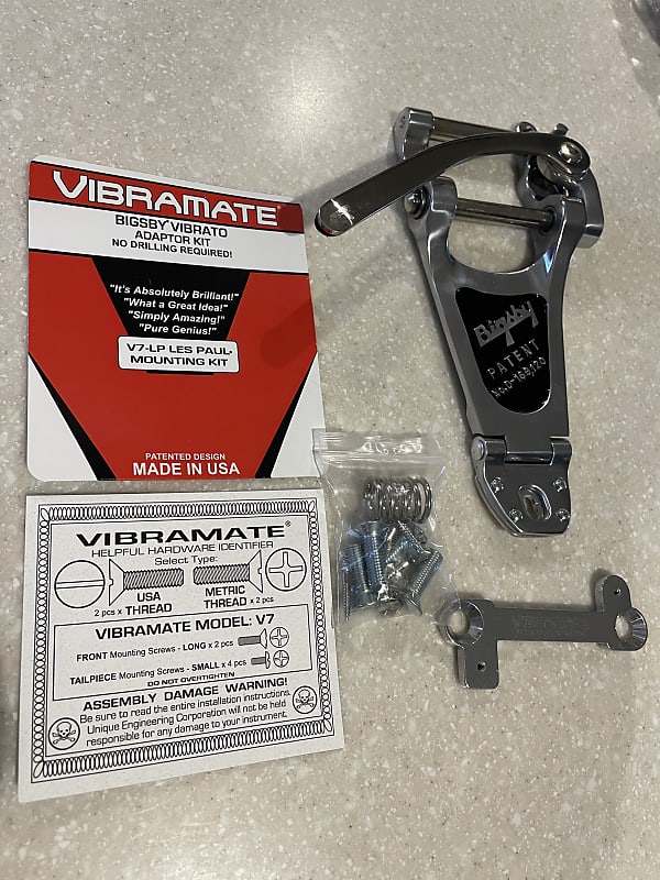 Bigsby Vibramate B7/V7 - Les Paul No Drill Vibramate B7/V7 | Reverb