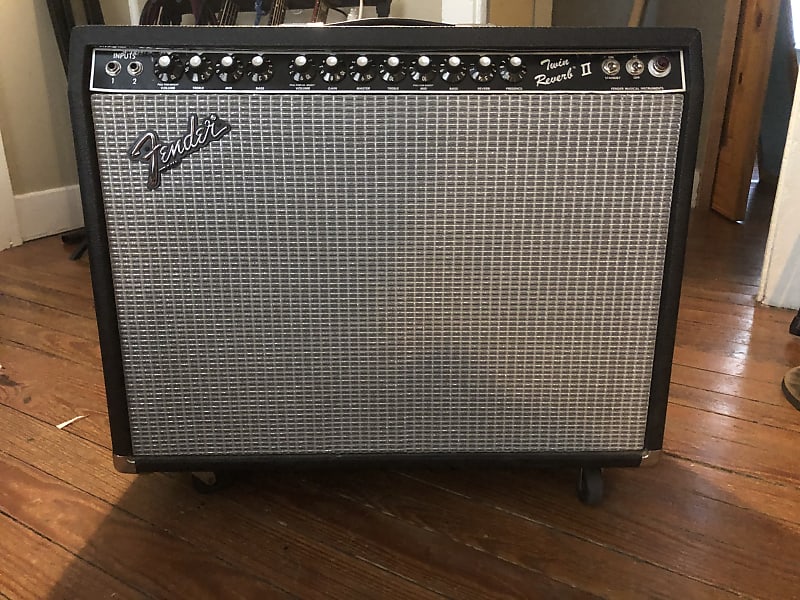 Fender Twin Reverb II 1983 Black | Reverb