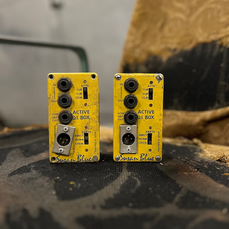Pair 2x Vintage 1980s Susan Blue Transformerless Passive | Reverb UK