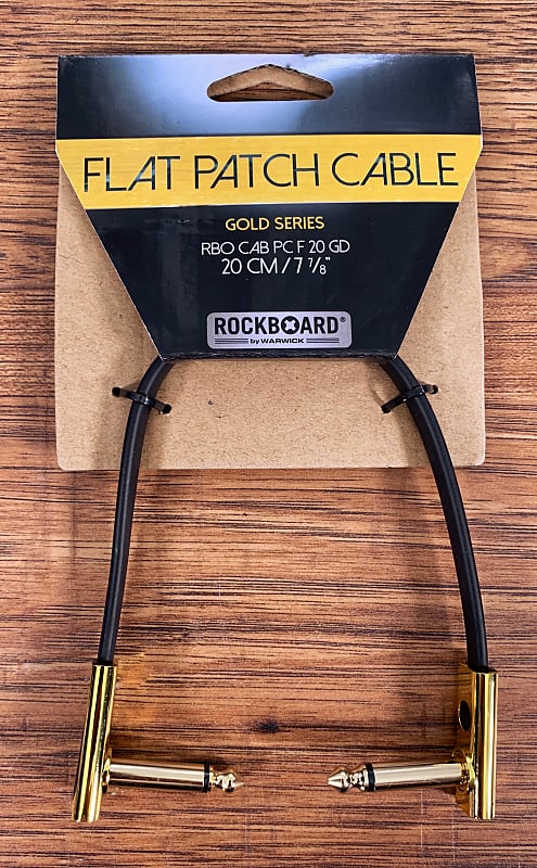 Warwick Rockboard Flat Patch Guitar Bass Pedalboard Cable 20 | Reverb