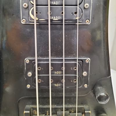 Shadow Headless Bass 4 String 80's - Black | Reverb