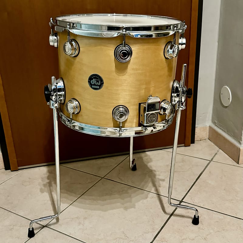 DW rullante Floor snare 14x10 satin oil natural | Reverb