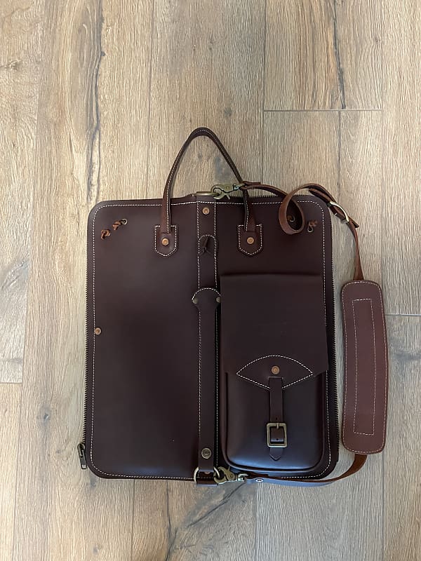 Tackle Tackle Leather Stick Case w/Patented Stick Stand, | Reverb