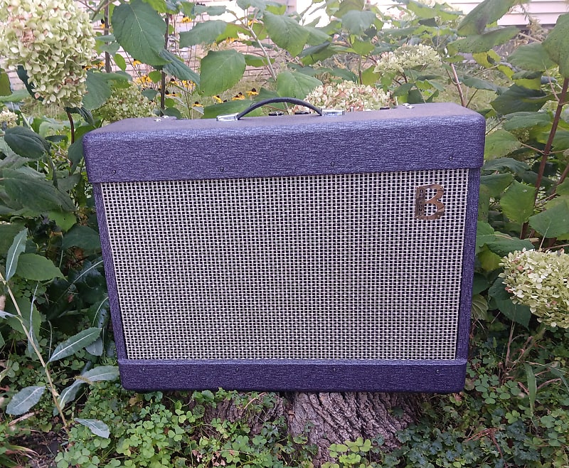 Beltone Teisco AP-24 tube amp 2x10 funky purple tiesco | Reverb