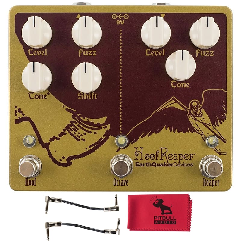 EQD EarthQuaker Devices Hoof Reaper V2 Pedal w/ Cables & | Reverb